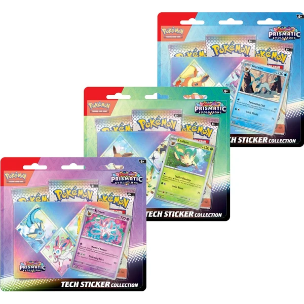 Pokémon TCG: SV8.5 Prismatic Evolutions - Tech Sticker Collection ...