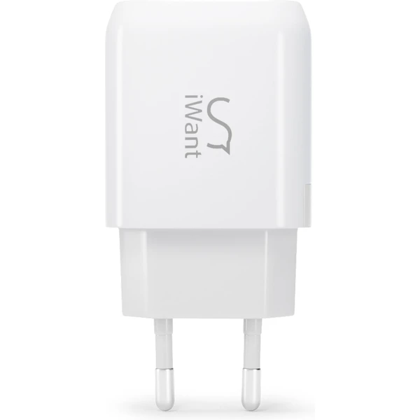 iWant 30W PD nabíjecí adaptér 3.0 bílá - Smarty.cz