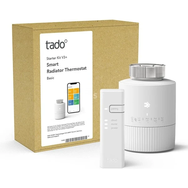 tado Basic (Starter Kit) chytrá termostatická hlavice - Smarty.cz