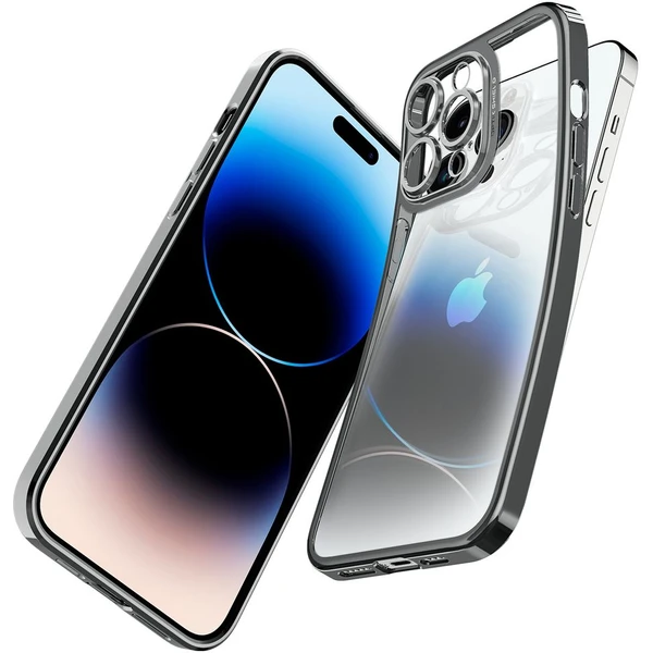 Spigen Optik Crystal kryt iPhone 14 Pro chrom/šedé - Smarty.cz
