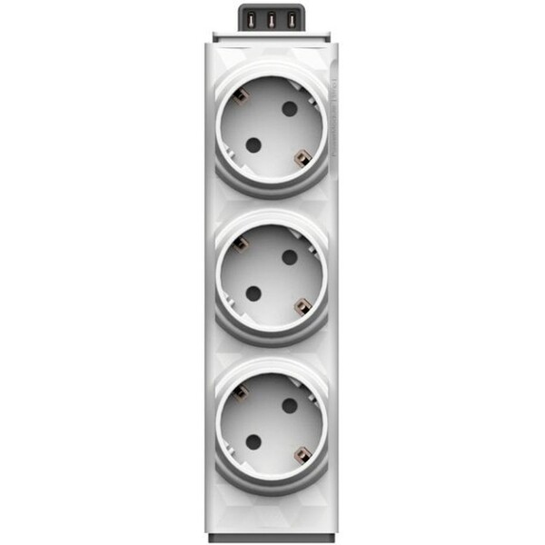 PowerCube Power Module 3xF Strip zásuvka bílá - Smarty.cz