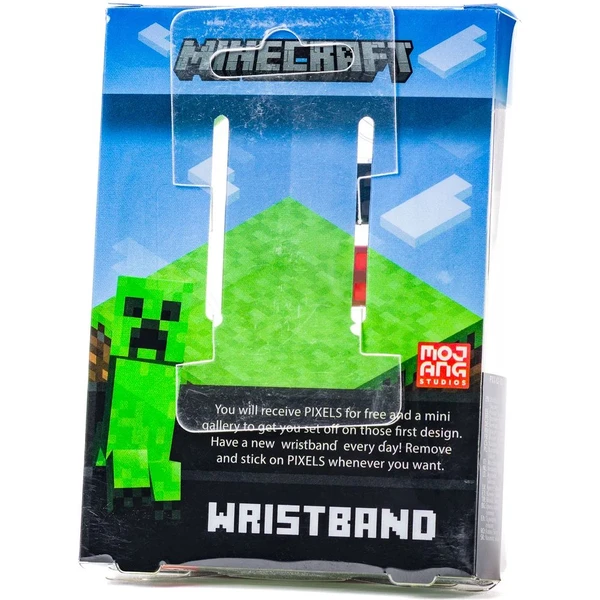 PIXIE CREW & MINECRAFT Nastavitelný náramek, zelený, 4 multipixely - Smarty.cz