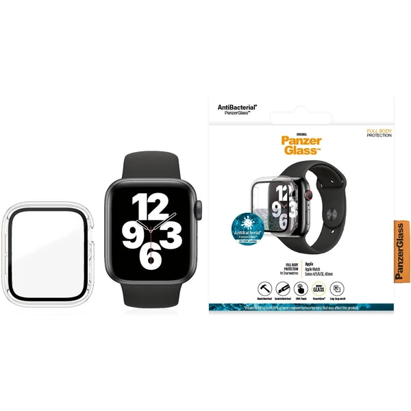 PanzerGlass Full Body Protection Apple Watch 4/5/6/SE 40mm čirý - Smarty.cz