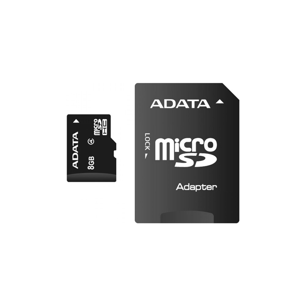 ADATA MicroSDHC karta 8GB Class 4 + SD adaptér