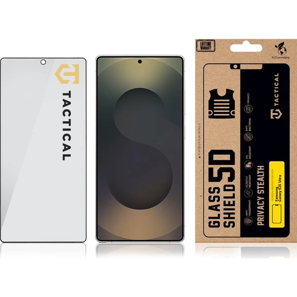 Tactical Glass Shield Privacy Stealth 5D sklo Samsung Galaxy S25 Ultra ...