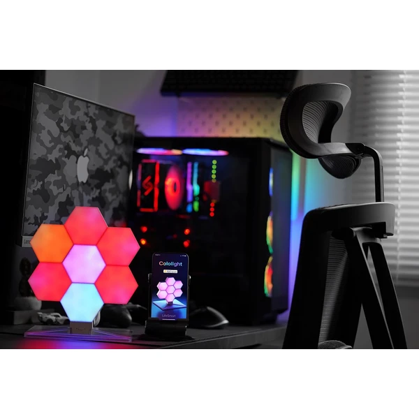 Cololight PLUS modulární chytré Wi-Fi osvětlení - základna se 7 bloky ...