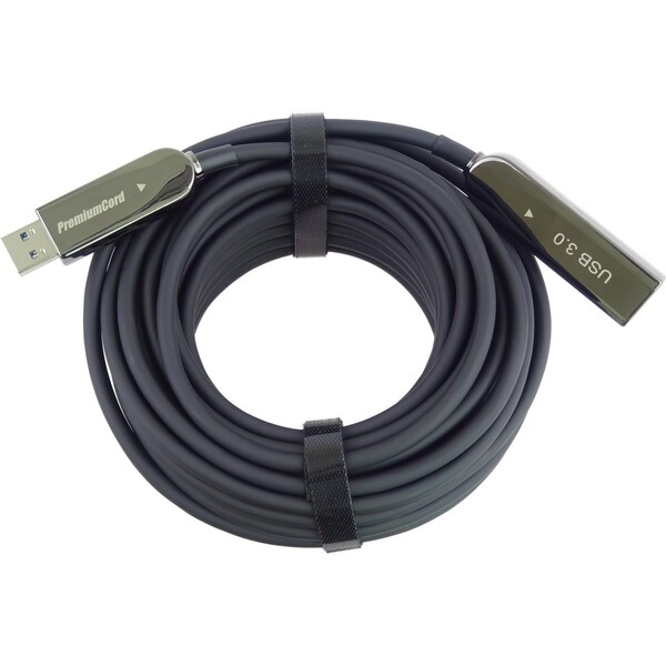 PremiumCord USB 3.2 + 2.0 prodlužovací optický AOC kabel 20m - Smarty.cz