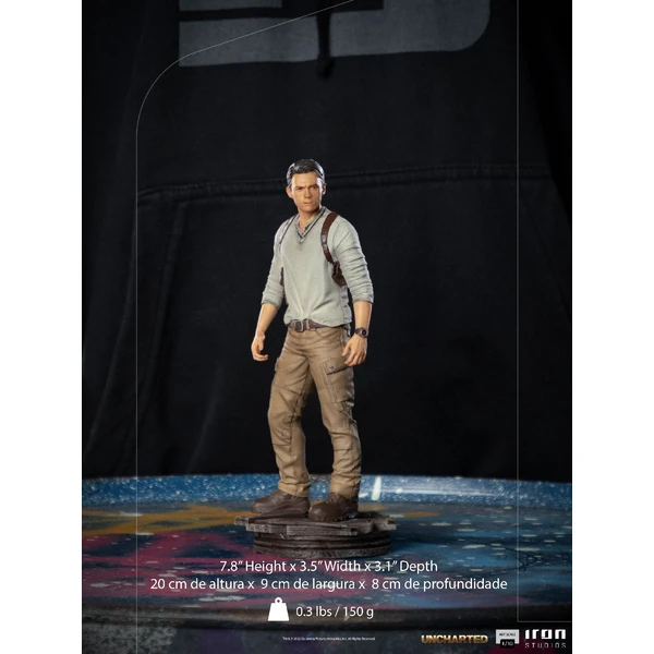 Soška Iron Studios Nathan Drake - Uncharted Movie - Art Scale 1/10 20 ...