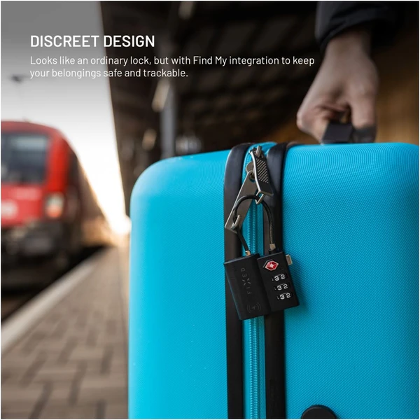 FIXED Tag Lock smart tracker s Find My a TSA, černý - Smarty.cz