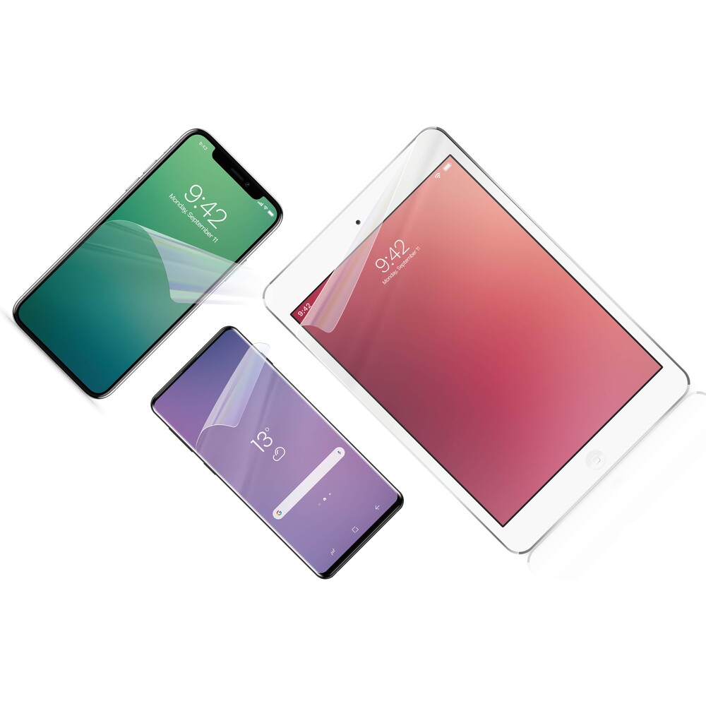 FIXED Screen Protector univerzální ochranná folie na až 8" displeje čirá