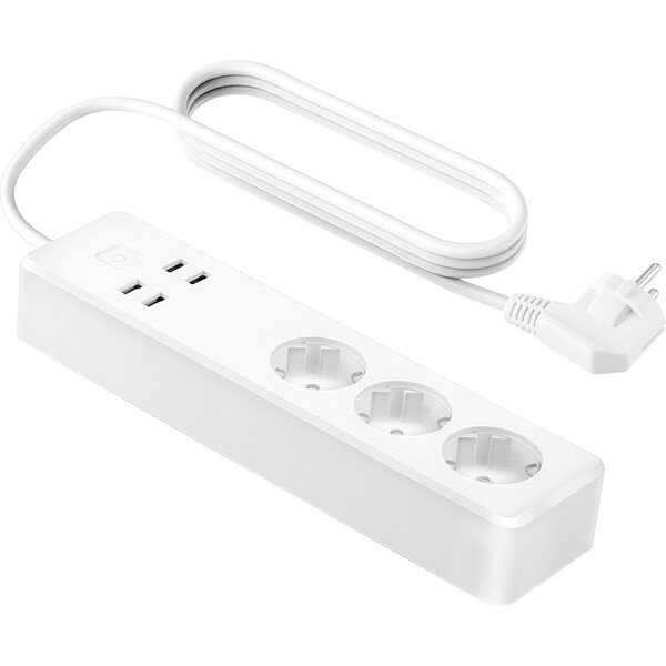 Meross Smart Wi-Fi Power Strip bílý - Smarty.cz