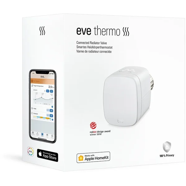 Eve Thermo chytrý ventil na radiátor (Apple HomeKit a Thread) - Smarty.cz