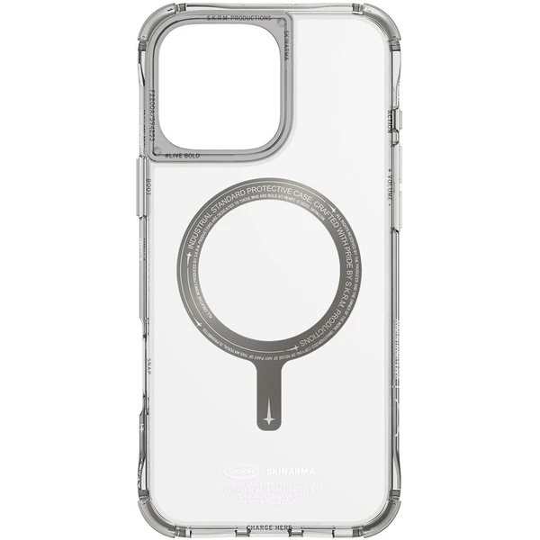 SKINARMA Saido Prime Mag-Charge kryt iPhone 16 Pro Max šedý - Smarty.cz
