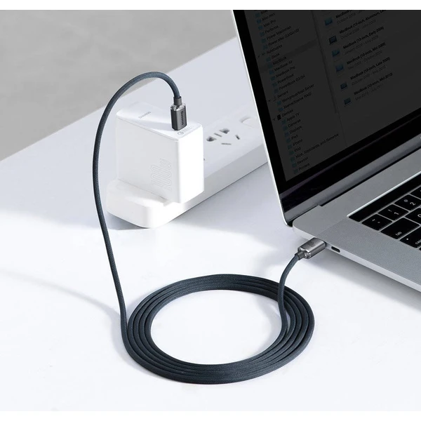 Baseus Crystal Shine USB-C/USB-C napájecí kabel 100W 2m černý - Smarty.cz