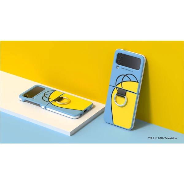 Samsung Silicone Cover Ring Z Flip4, Homer Simpson - Smarty.cz
