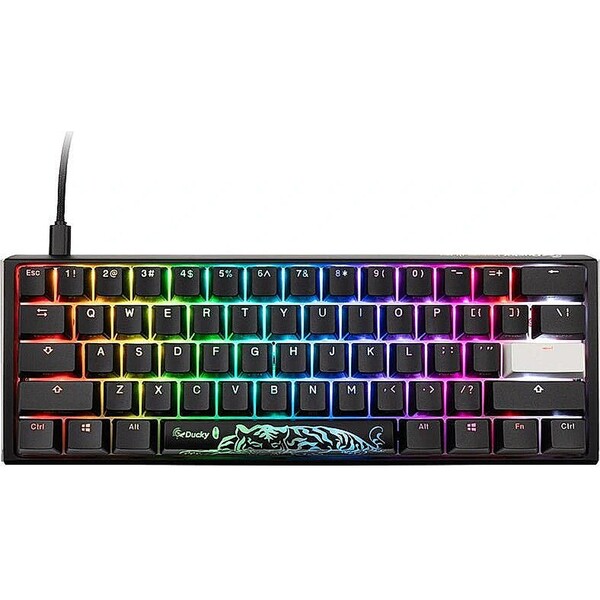 Ducky One 3 Classic Mini MX-Silent-Red herní klávesnice (US) černobílá ...