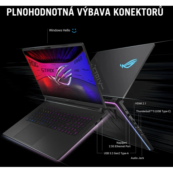 ASUS ROG Strix Scar 18 G835 (G835LX-NEBULA011X) RTX 5090 černý - Smarty.cz