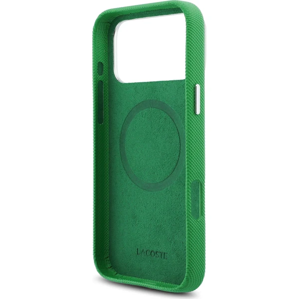 Lacoste PVC Iconic Petit Pique Metal Logo MagSafe Zadní Kryt pro iPhone ...