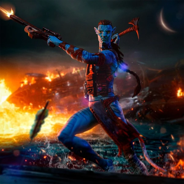 Soška Iron Studios Avatar 2: The Way Of Water - Jake Sully Art Scale 1/ ...