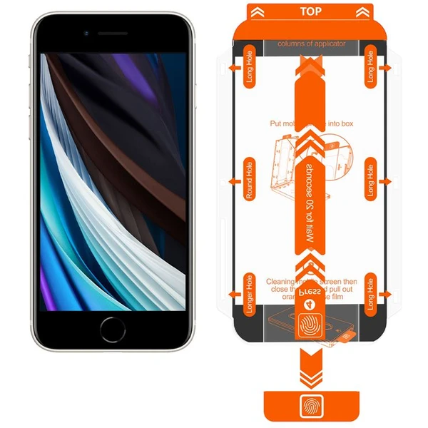 Mobile Origin Screen Guard 2 Pack 2,5D sklo s aplikátorem iPhone 8/7/SE ...