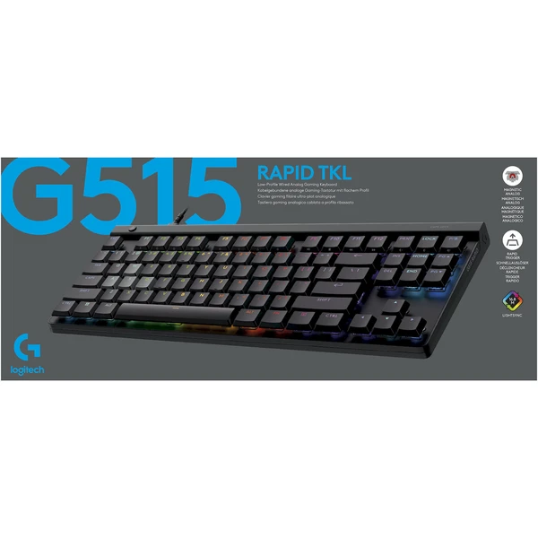 Logitech G515 TKL Rapid herní klávesnice CZ černá - Smarty.cz