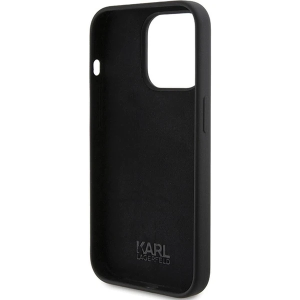 Karl Lagerfeld Silicone Karl Script Logo zadní kryt pro iPhone 15 Pro ...