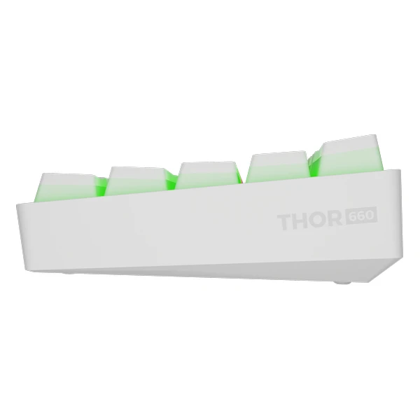 GENESIS THOR 660 G2 bezdrátová herní klávesnice bílá (Gateron Red ...