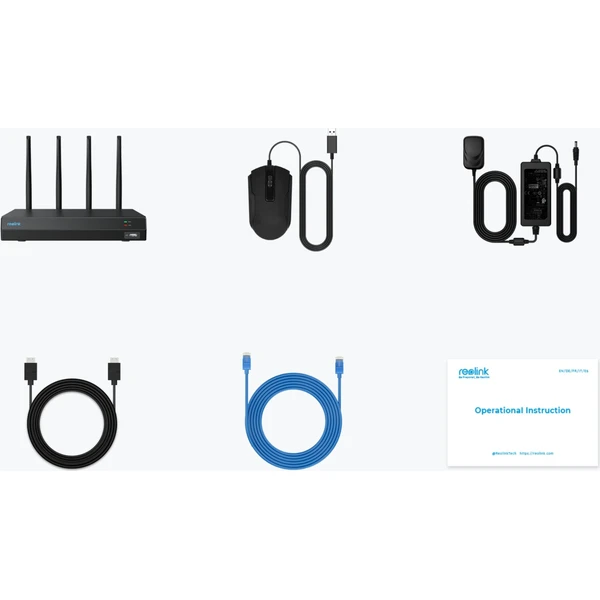 Reolink NVS12W - RLN12W 12-kanálový NVR rekordér - Smarty.cz