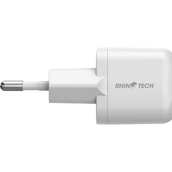 RhinoTech Mini síťová nabíječka USB-C, 20W, PD bílá - Smarty.cz