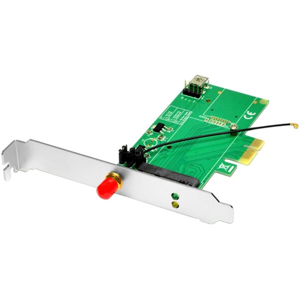 AXAGON PCEME1 PCIe mini PCIe adaptér SMA konektor - Smarty.cz