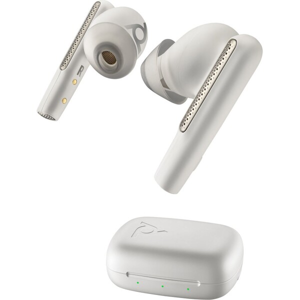 Poly Voyager Free 60 sluchátka pískově bílá + BT700 USB-C adaptér ...