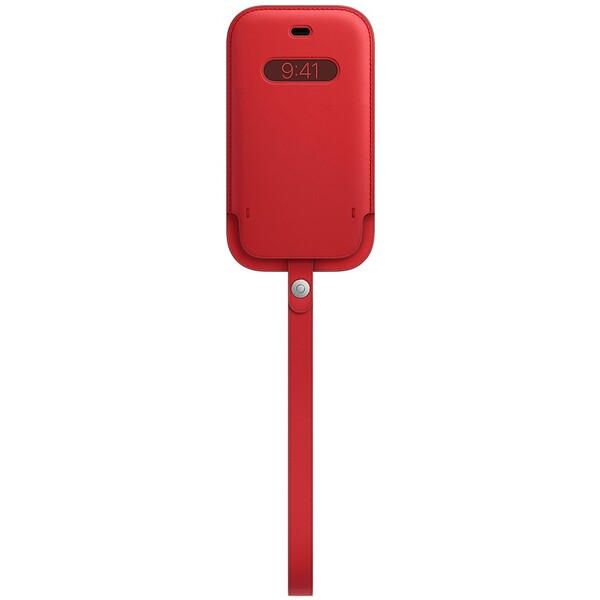 Apple kožený návlek s MagSafe na iPhone 12 mini (PRODUCT)RED - Smarty.cz