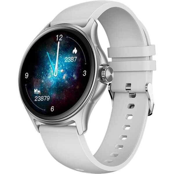 Niceboy Watch Pixel 2 Artic chytré hodinky stříbrné - Smarty.cz