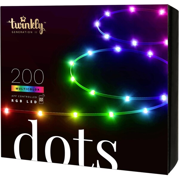 Twinkly Dots LED pásek 200 ks světýlek 10 m transparentní - Smarty.cz