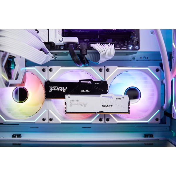 Kingston Fury Beast White RGB 64GB (2x32GB) DDR5 5200 CL36, AMD EXPO - Smarty.cz