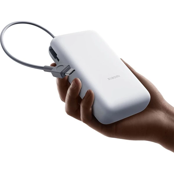 Xiaomi 22.5W Power Bank 20000mAh (Integrated Cable) světle šedá - Smarty.cz