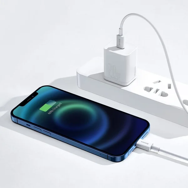 Baseus Superior USB-C/Lightning napájecí kabel 20W 1m bílý - Smarty.cz
