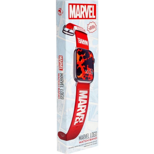 Moby Fox Marvel - Brick Logo řemínek pro Apple Watch (38/40/42/44 mm) a ...