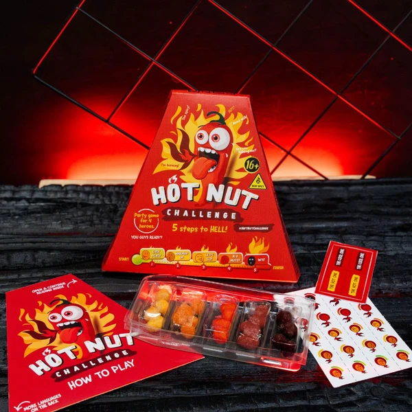 Extra pálivé oříšky Hot-Nut Challenge 24 g - Smarty.cz