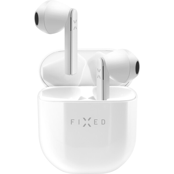 FIXED Boom Pods TWS bezdrátová sluchátka bílá - Smarty.cz