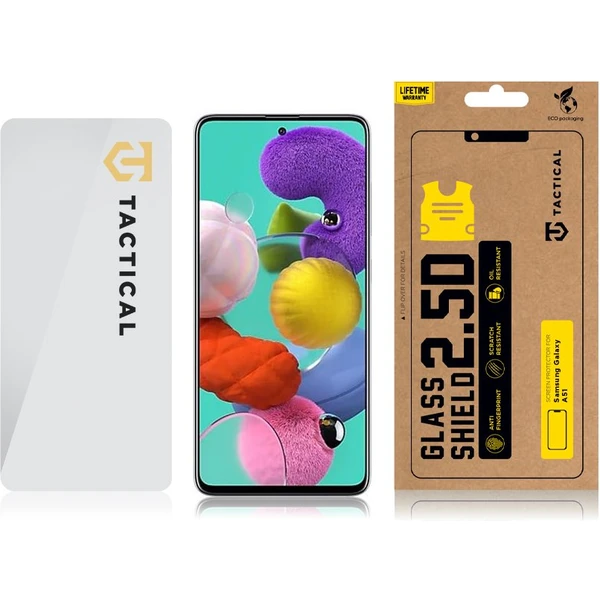 Tactical Glass Shield 2.5D sklo pro Samsung Galaxy A51 čiré - Smarty.cz