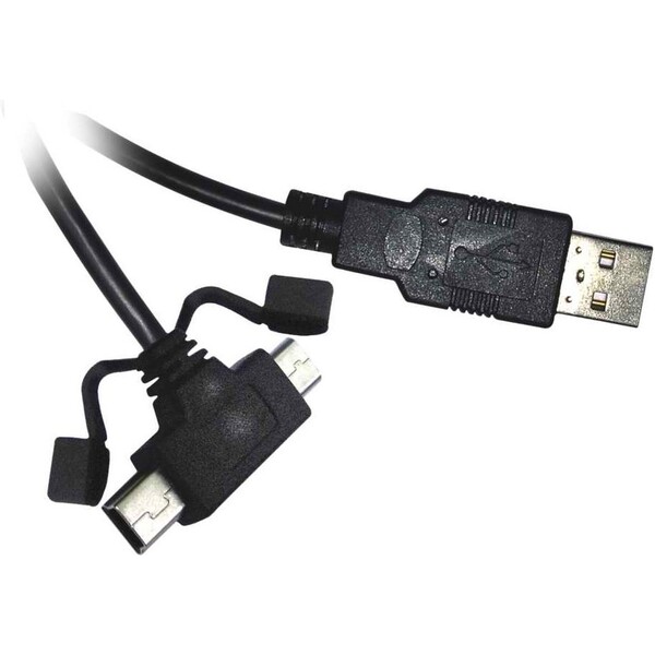 PremiumCord kabel USB A-Micro USB+Mini USB 5pin 1.8m - Smarty.cz