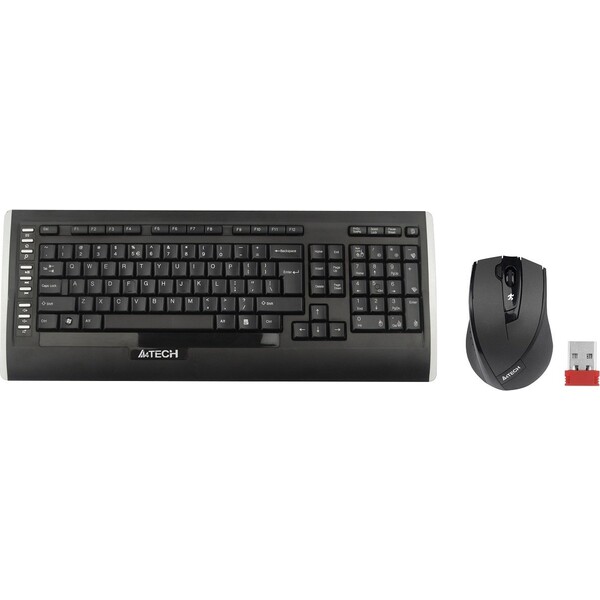 A4Tech 9300F CZ set bezdrátové klávesnice a myši černý - Smarty.cz