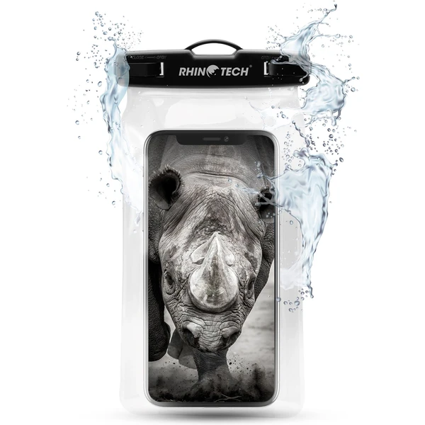 RhinoTech AQUA voděodolné pouzdro na mobil 6,9" IPX8 černá - Smarty.cz