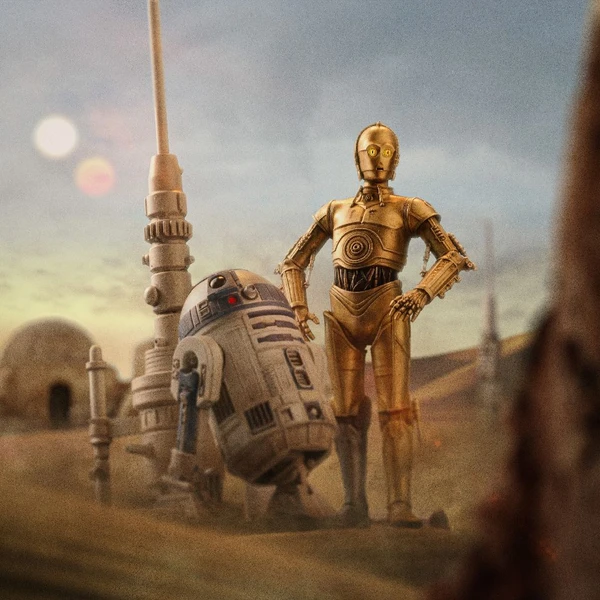 Soška Iron Studios Star Wars - C3-PO a R2-D2 Deluxe Art Scale 1/10 ...