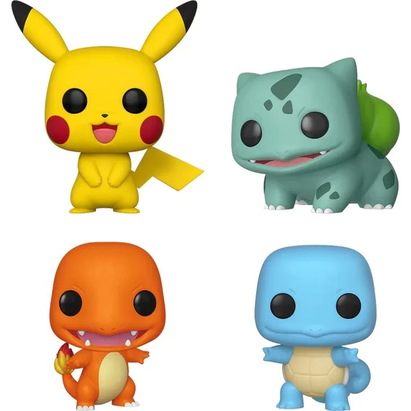 Funko POP! Games: Pokémon - Starters Pokémon (4 pack) - Smarty.cz