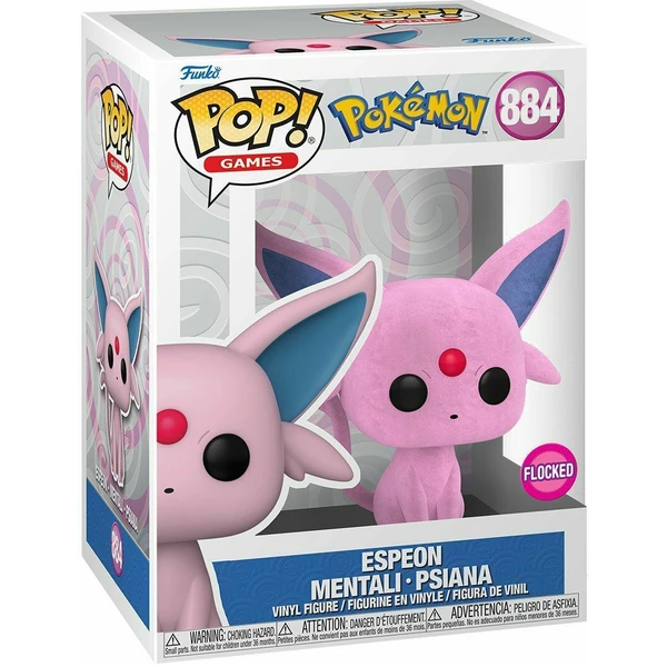 Funko POP! #884 Games: Pokémon- Espeon (Flocked) - Smarty.cz