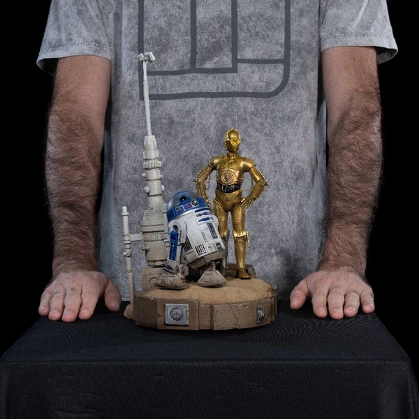 Soška Iron Studios Star Wars - C3-PO a R2-D2 Deluxe Art Scale 1/10 ...