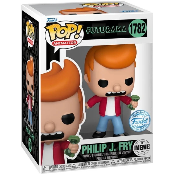 Funko POP! #1782 Animation: Futurama - Philip J. Fry (Meme) (Special ...