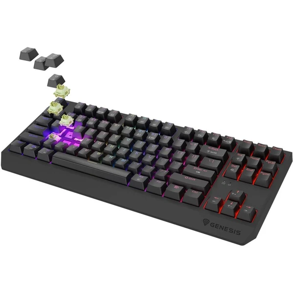 Genesis THOR 230 TKL RGB bezdrátová mechanická klávesnice černá Outemu ...